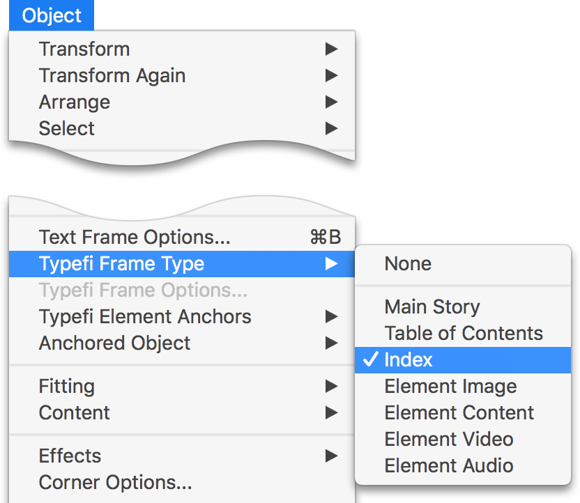 Create An Index In Adobe InDesign Typefi Support