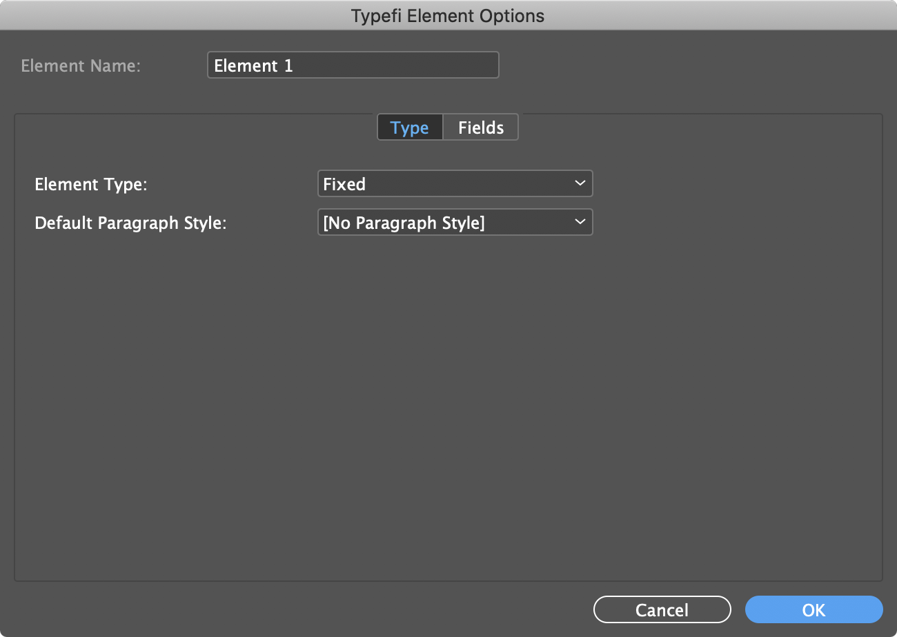 Create A Fixed Element Typefi Support 2961