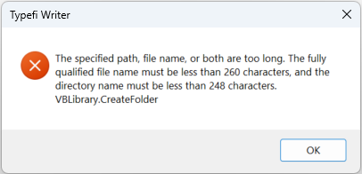 Warning: File path too long in Typefi Writer 8.8 or earlier – Typefi ...